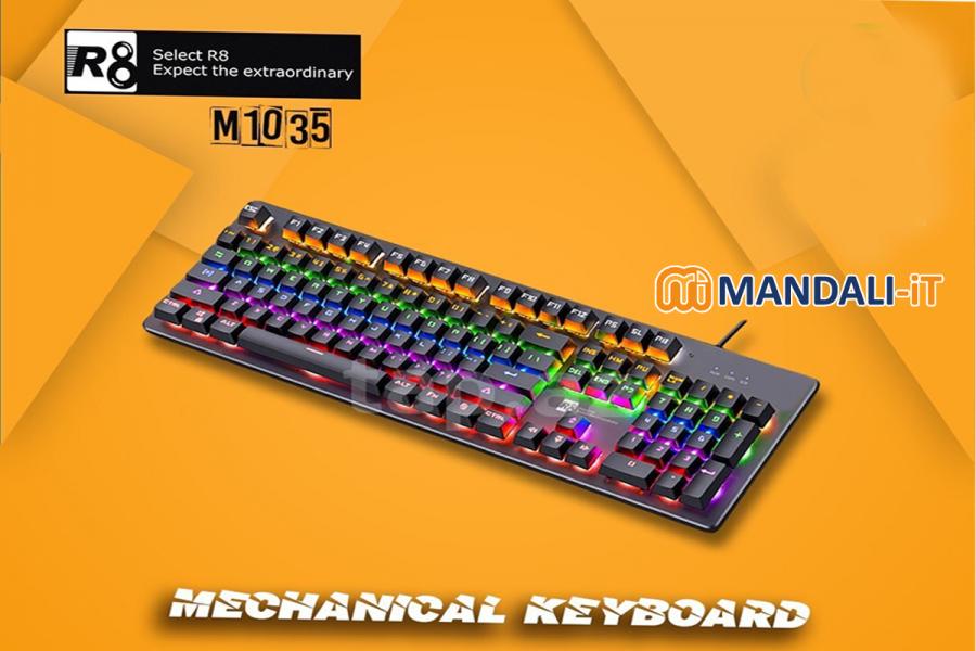R8 1035 Professional Gaming Mechanical Keyboard - Mandali IT Solution ...